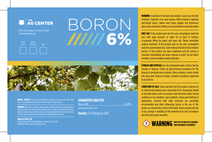Boron 6% - The AG Center