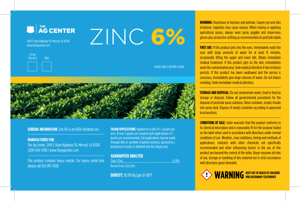 Zinc 6% - The AG Center